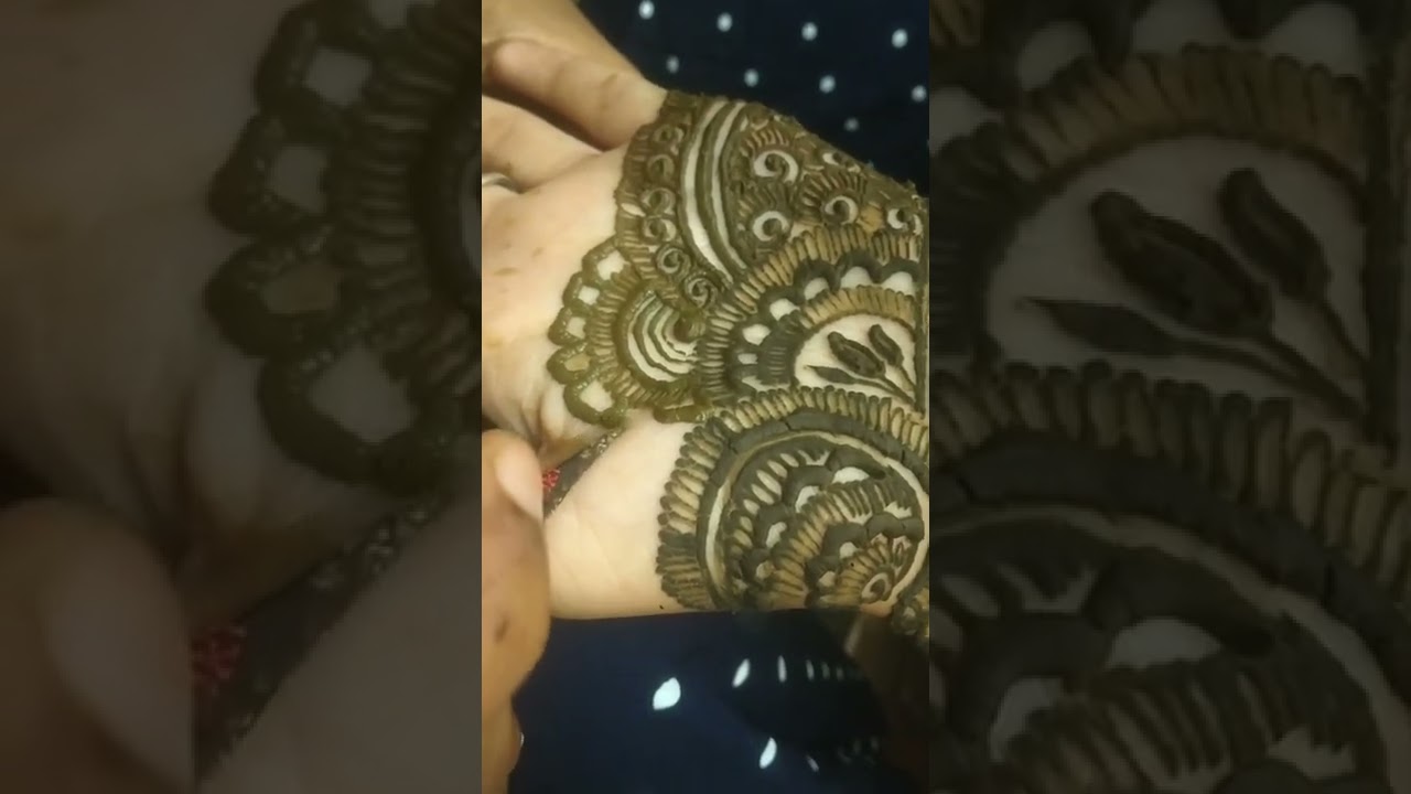 #karva chauth mein lagane wali mehandi ka design#shaadi ki party mein lagane wali mehandi# - YouTube