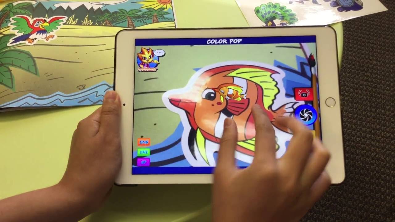 Augmented Reality Stickers (Color Pop) - YouTube