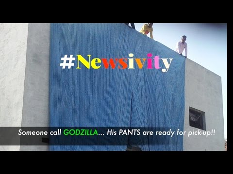 Worlds Largest Underpants made by 2 brothers in India