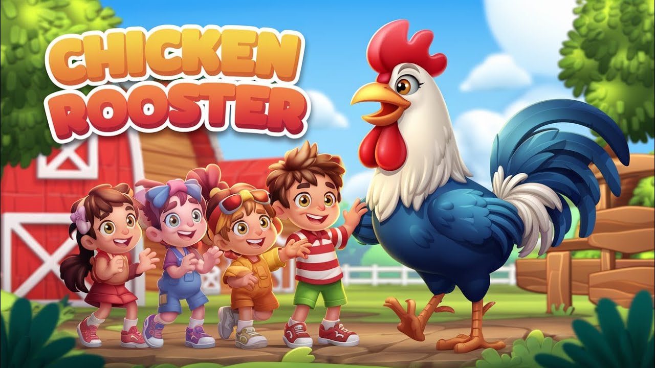 kids song - chicken rooster - nursery rhymes - YouTube