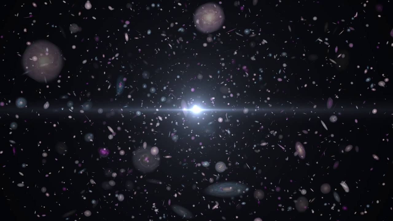 Big Bang Animation with Galaxies in AE - YouTube