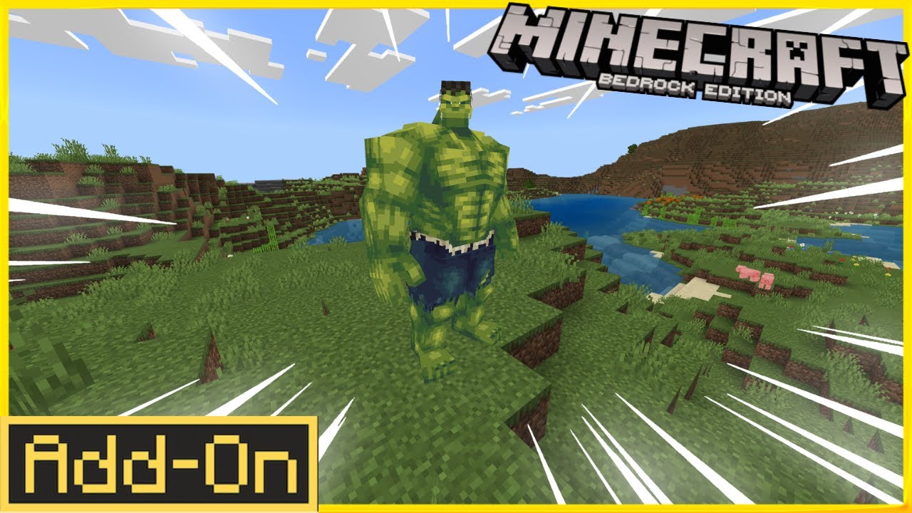 VOLTEI!!! *LANÇAMENTO DO MEU NOVO ADDON DO HULK* FOR MINECRAFT PE 1.21 ...