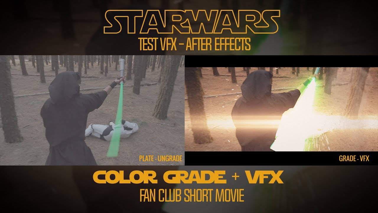 StarWars lightsaber vfx fanclub - YouTube