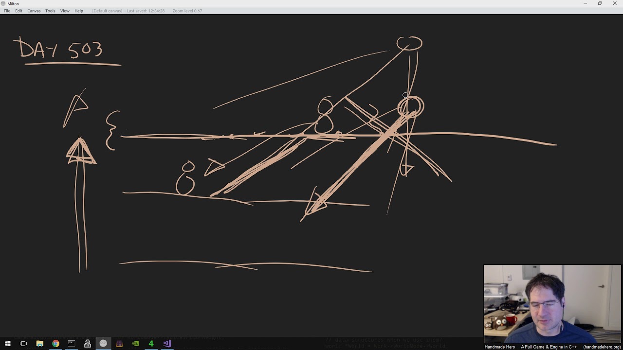 Handmade Hero Day 503 - Constructing a Camera Easing Function - YouTube