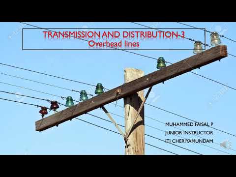 Transmission and Distribution-3(overhead lines) - YouTube