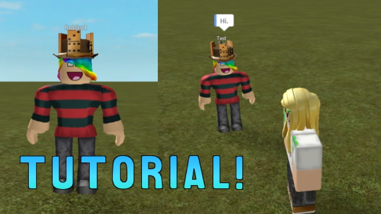 Roblox - How to do a dialog on a NPC character! 2017 - YouTube