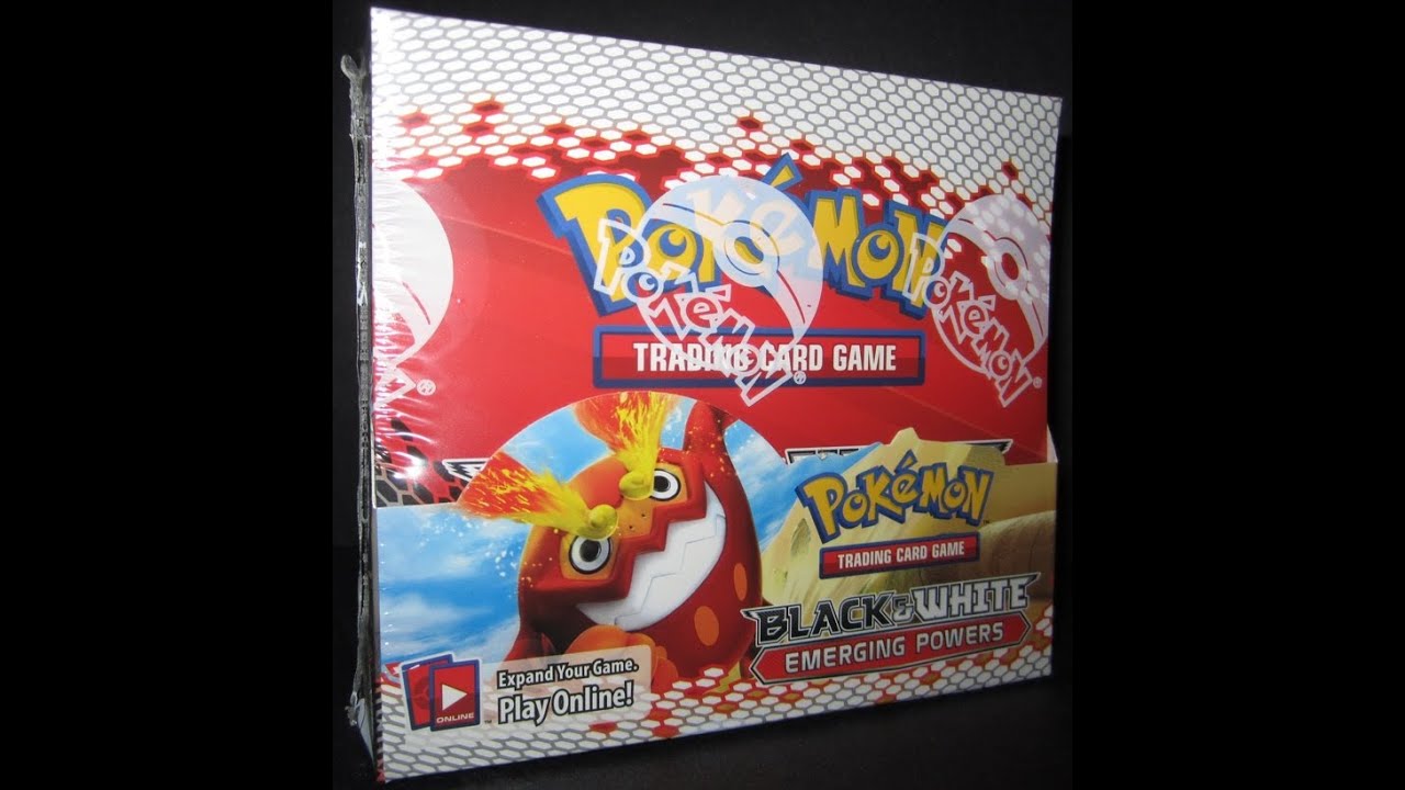 Pokemon Black & White Emerging Powers Booster Box Opening of Trading ...