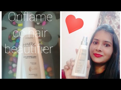 Oriflame Hairex cc hair beautifier. Honest review and demo - YouTube