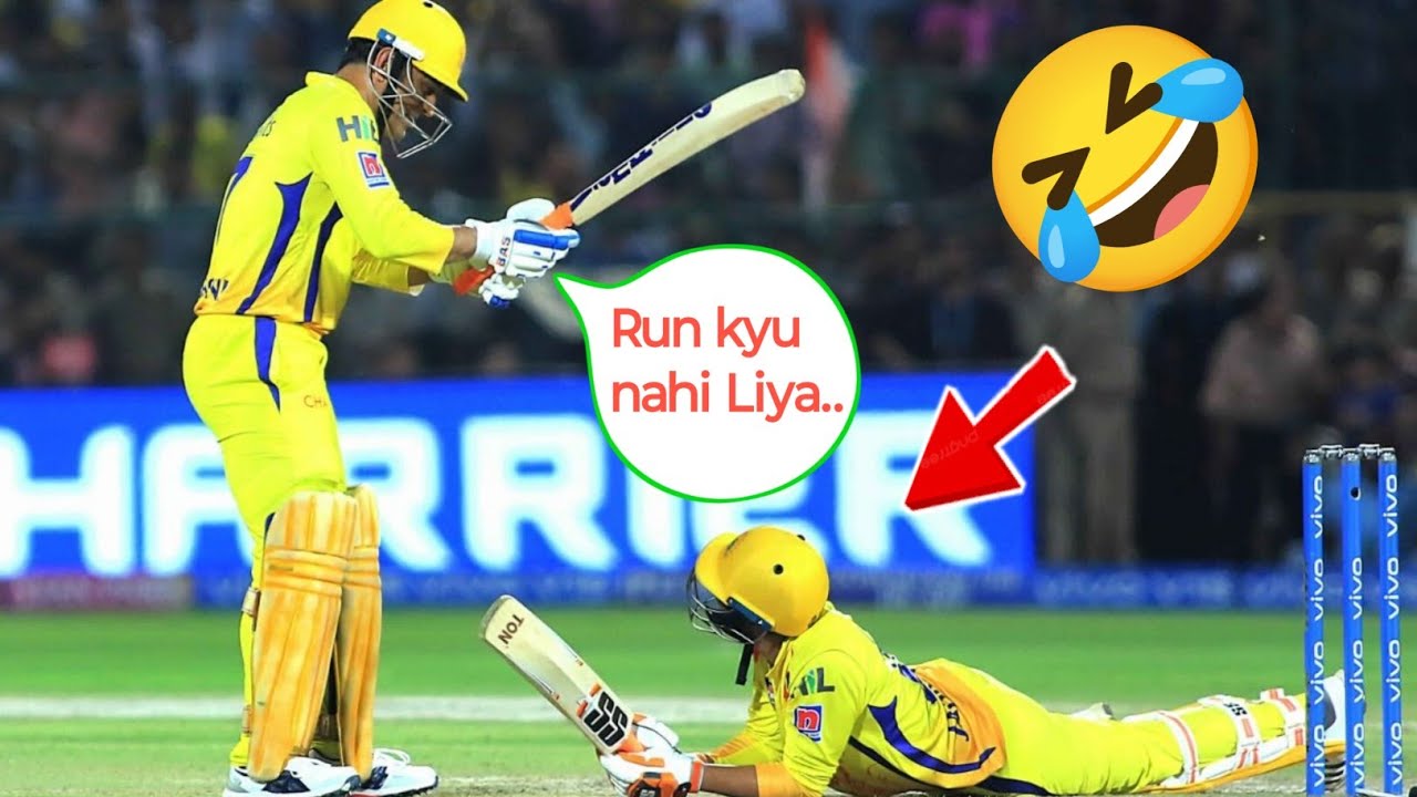 TOP 5 Funny Moments in ipl history || Curious ipl Funny Moments - YouTube