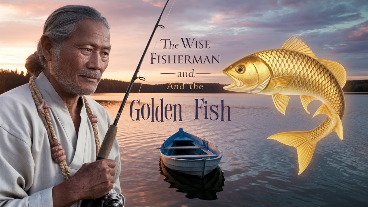 The Wise Fisherman and the Golden Fish | Moral short story - YouTube