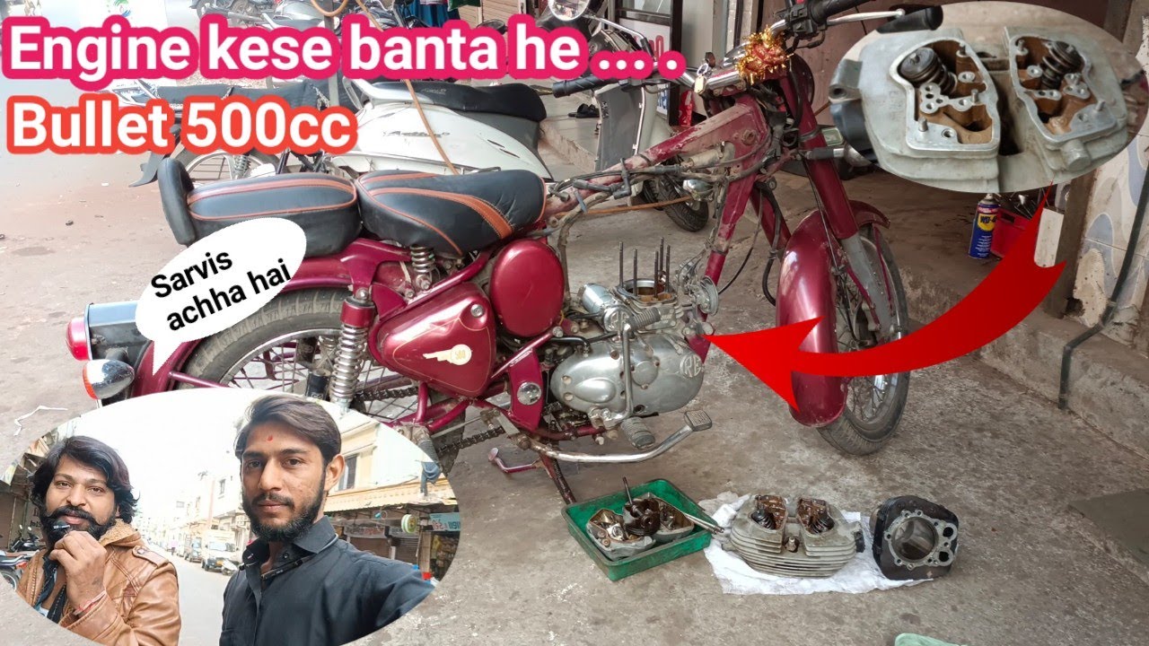Bullet 500cc Engine Fitting | Royal Enfield Tik Tik noise problem ...