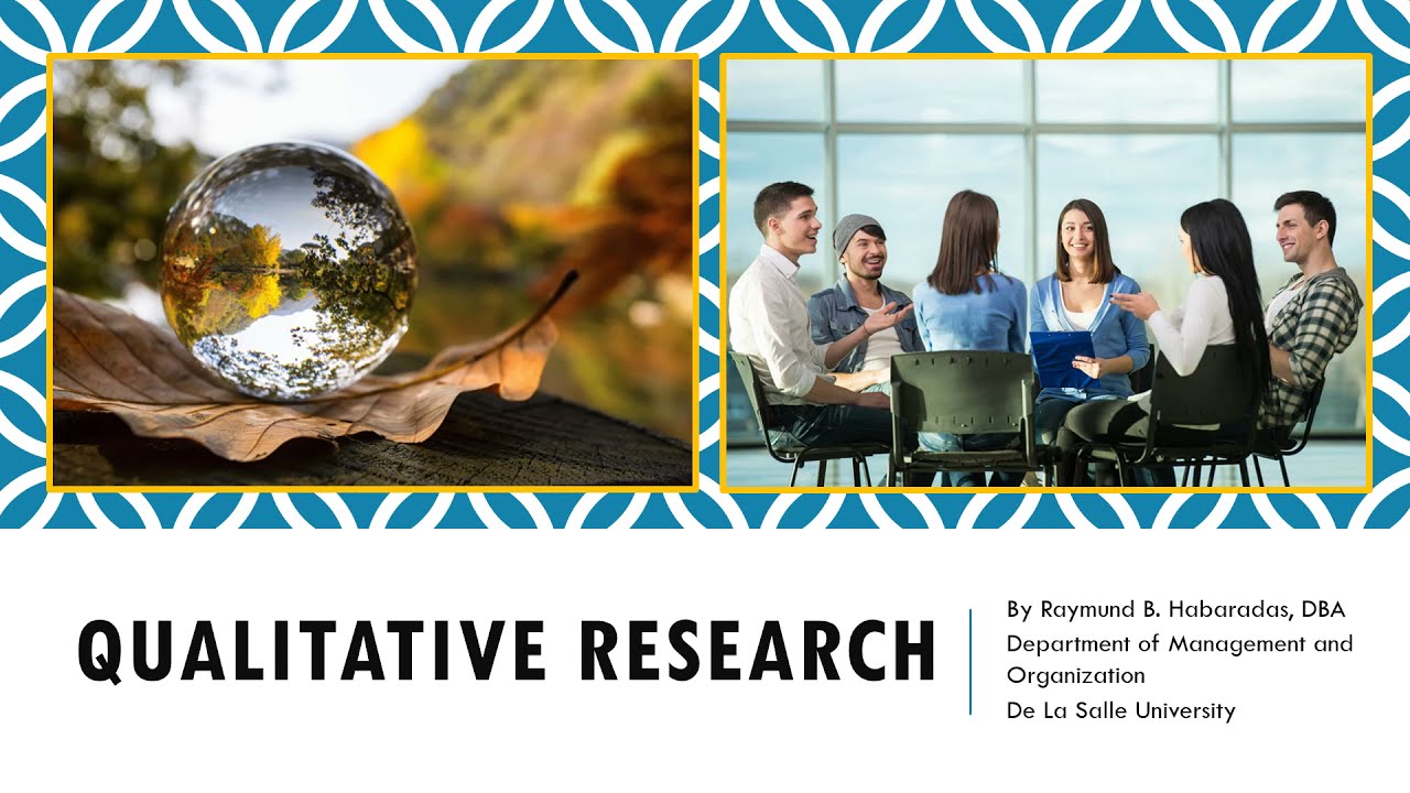 Qualitative Research - Definitions, Philosophical Assumptions, and ...