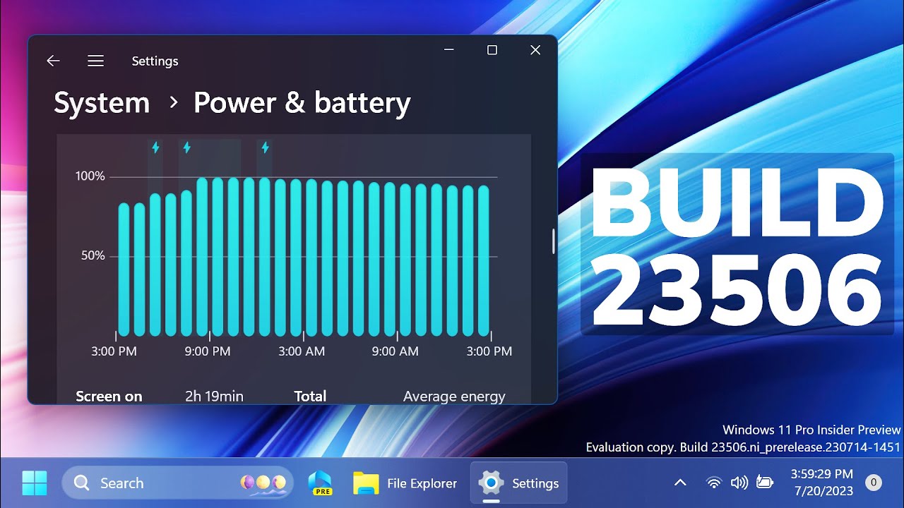 New Windows 11 Build 23506 – New File Explorer Share, Settings Changes ...