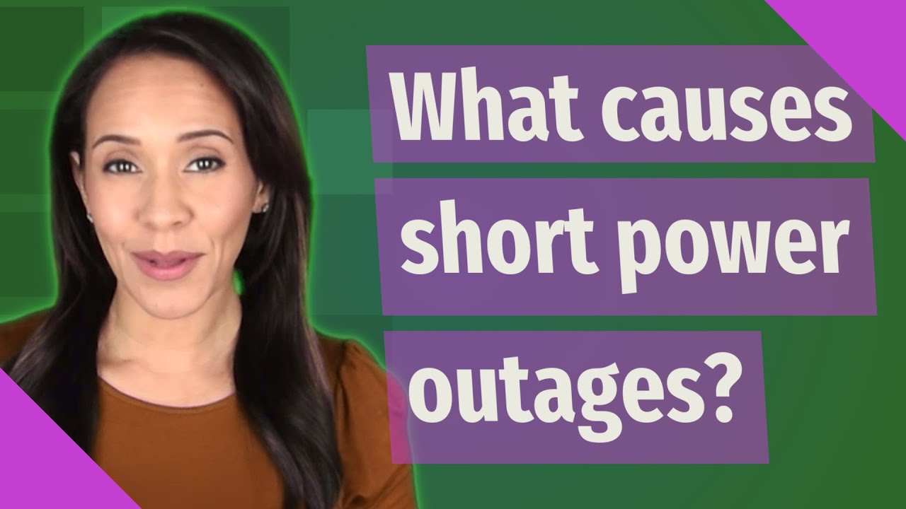What causes short power outages? - YouTube