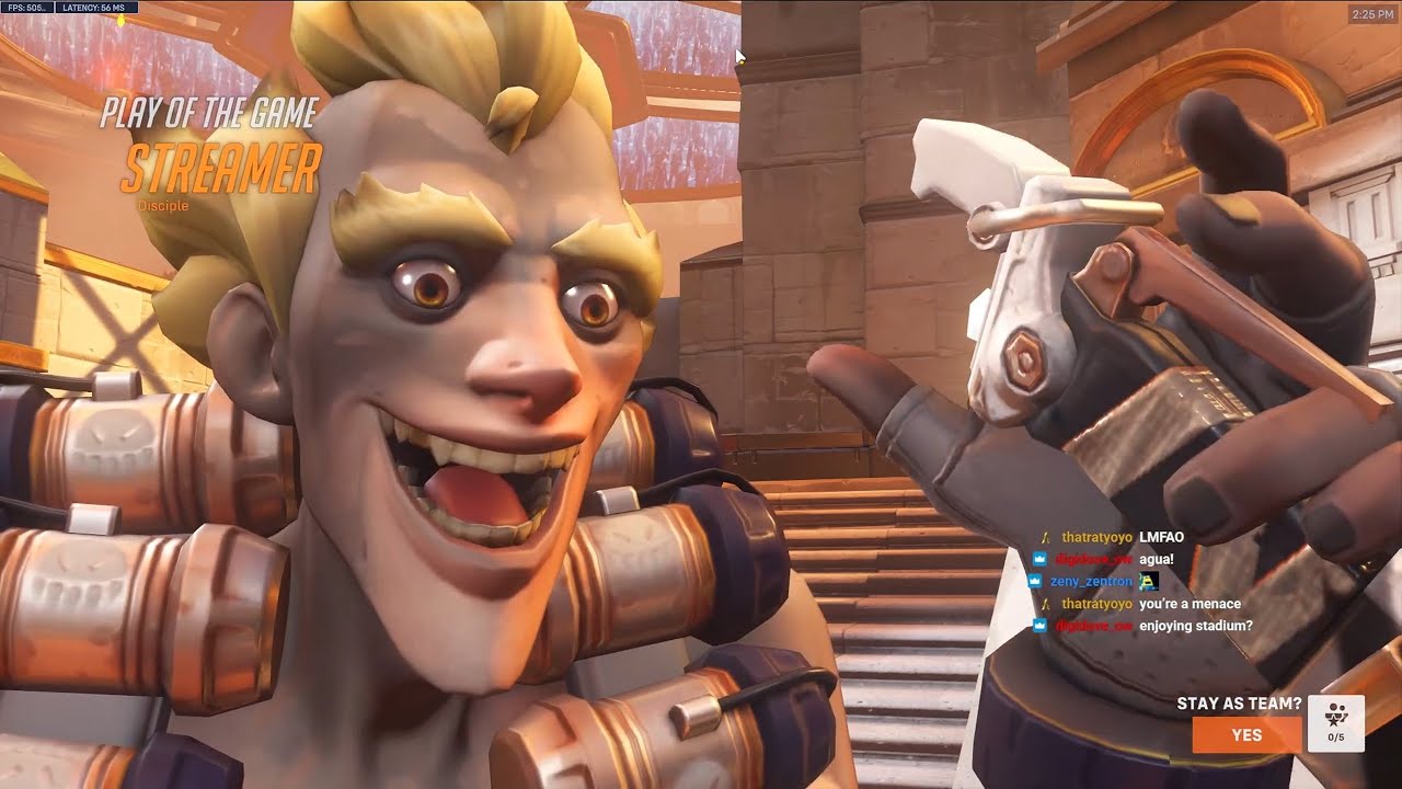 potg! JUNKRAT MVP STADIUM! AQUAMARINE JUNKRAT SEASON 17 GAMEPLAY ...