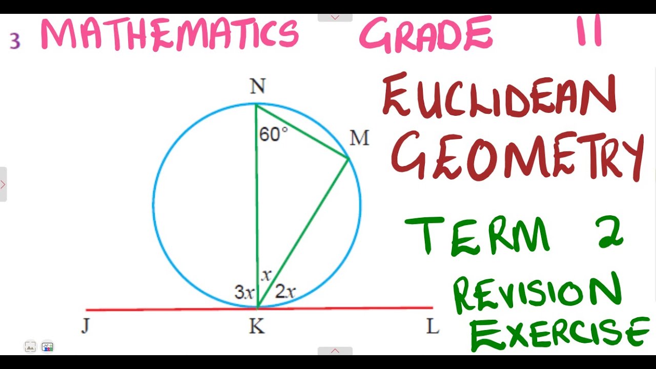 Mathematics Grade 11 Euclidean Geometry Exercise 6 Question 3 ...