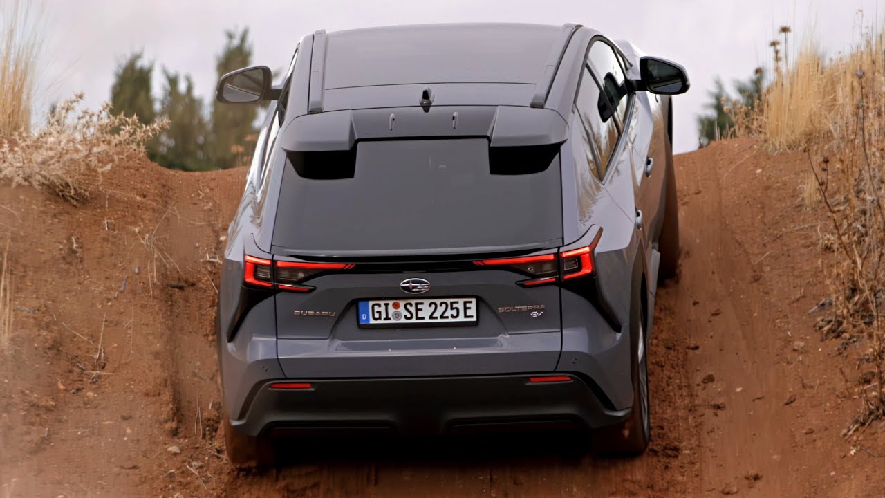 2023 Subaru Solterra EV SUV | X-MODE Demonstration - YouTube