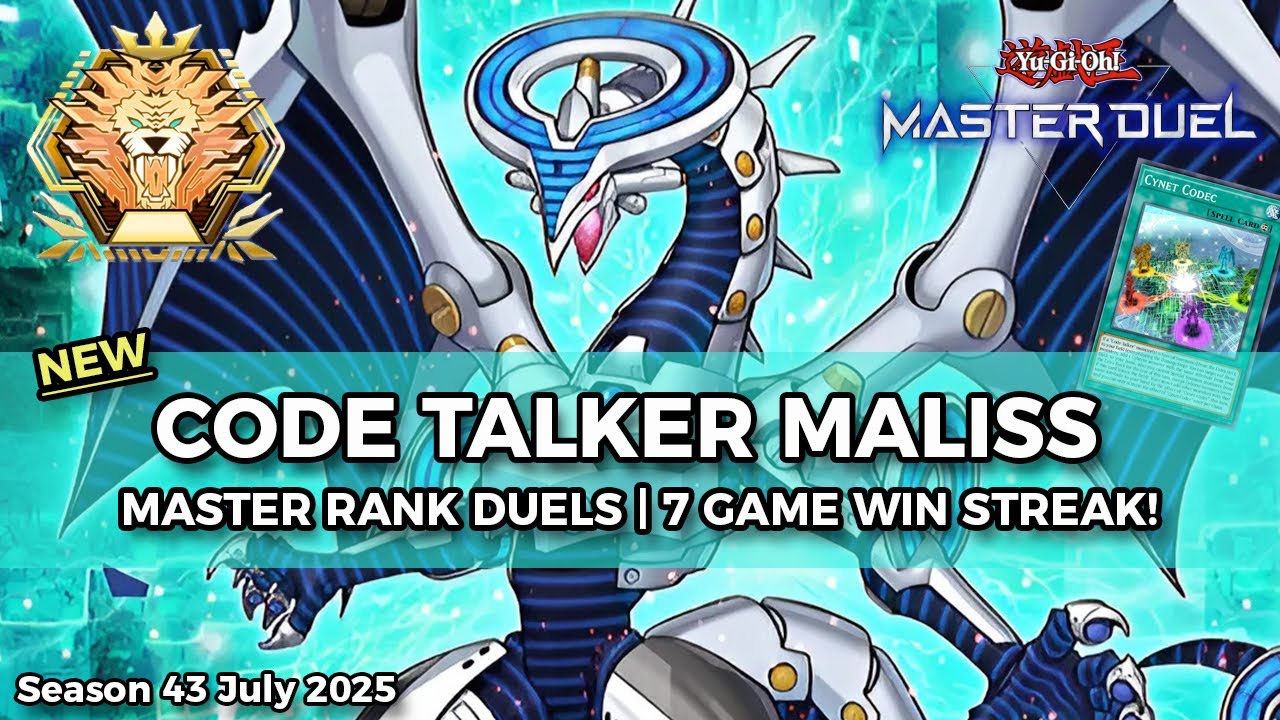 7-0 Streak! New Code Talker Maliss Deck vs Meta Season 43 - Yu-Gi-Oh! Master Duel - YouTube
