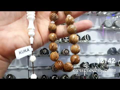 işlemeli ve deve kemiği imameli kararan kuka tesbih : 12142 - Alvetak.com