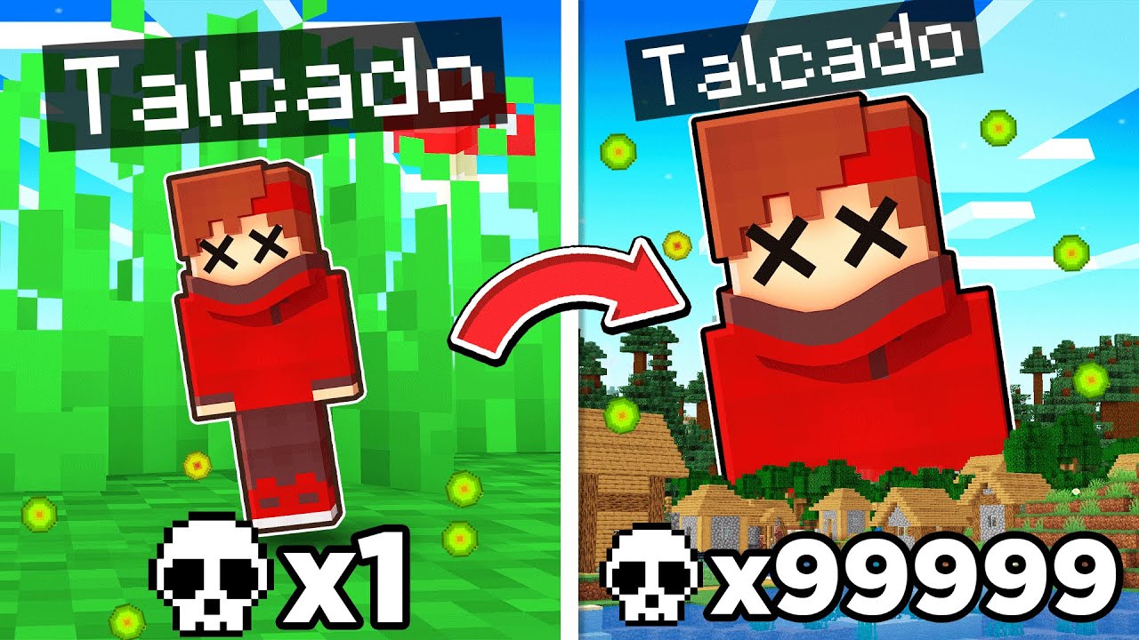 Minecraft mais 1 mort = Ma TAILLE ! - YouTube