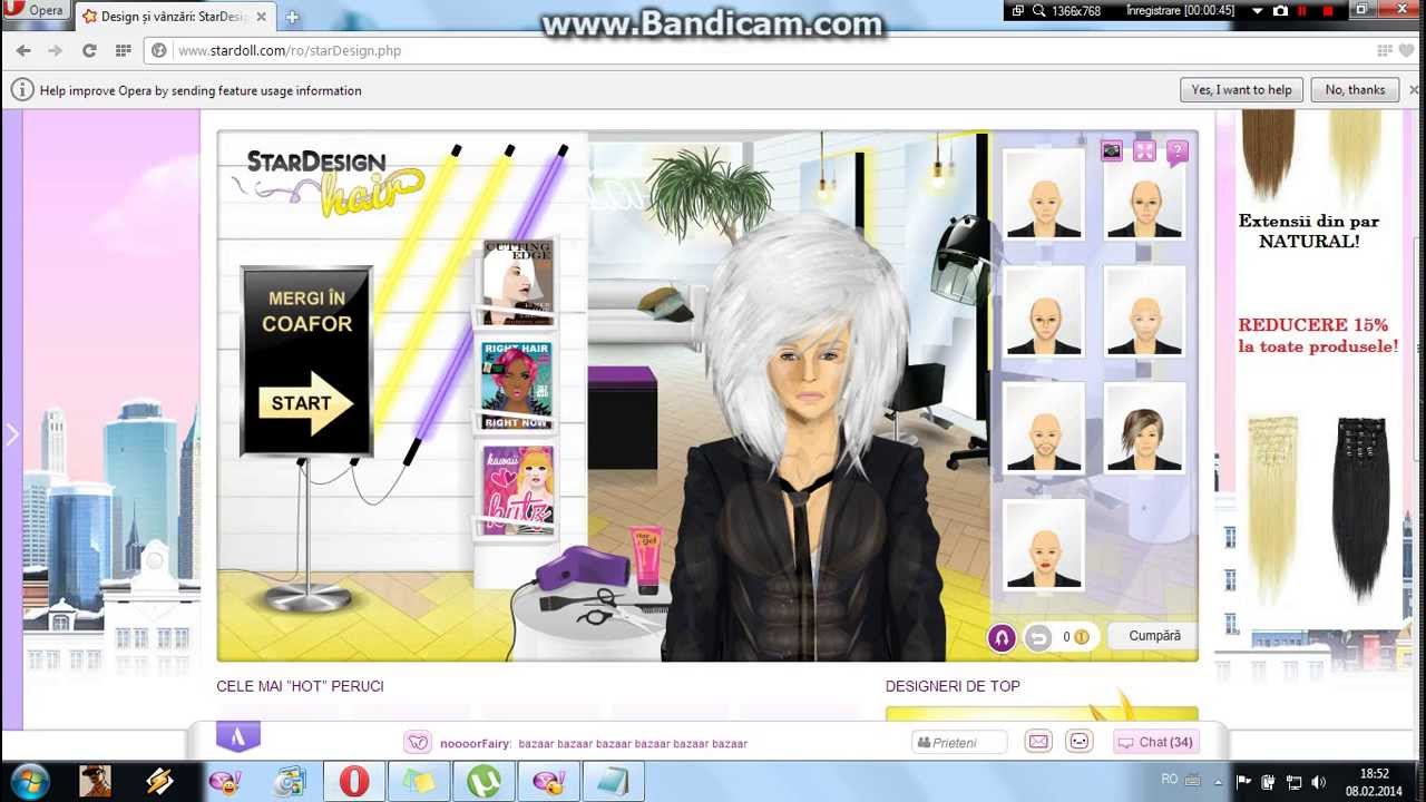 Stardoll Tutorial Design Hair Boy - YouTube