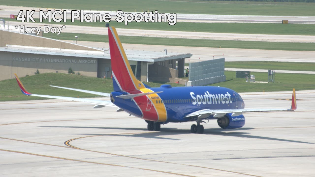 4K | Kansas City International Airport (MCI) Plane Spotting | 6/6/23 ...