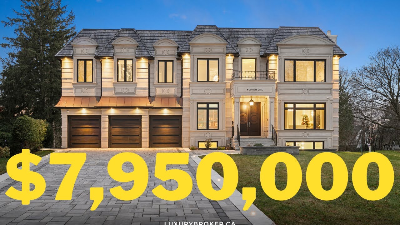 $7,950,000 TROPHY HOME WITH INDOOR POOL I 8 CAVALIER CRES, VAUGHAN ...