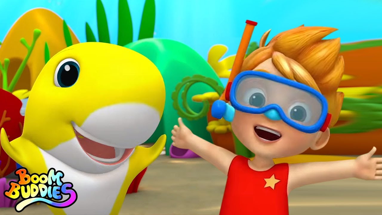 Bébi Cápa Dal Óvodáskorú Tanulás Videó gyerekeknek Által Boom Buddies ...