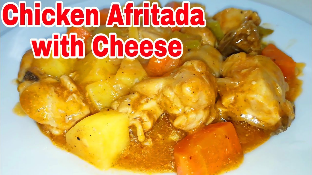 HOW TO COOK CHICKEN AFRITADA WITH CHEESE | FILIPINO FOOD - YouTube