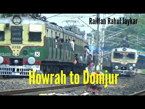 Howrah to Domjur in Amta Local Train#indianrailways#howrah#kolkata# ...