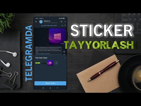 Telegram uchun 🤩 Sticker tayyorlash | Sticker Yasash | #LazDevs #StickerTayyorlash