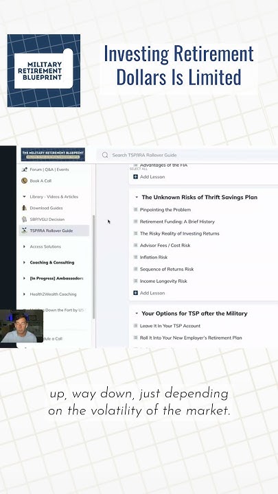 Maximize retirement savings with TSP? Uncertain market volatility calls for a smarter... - YouTube