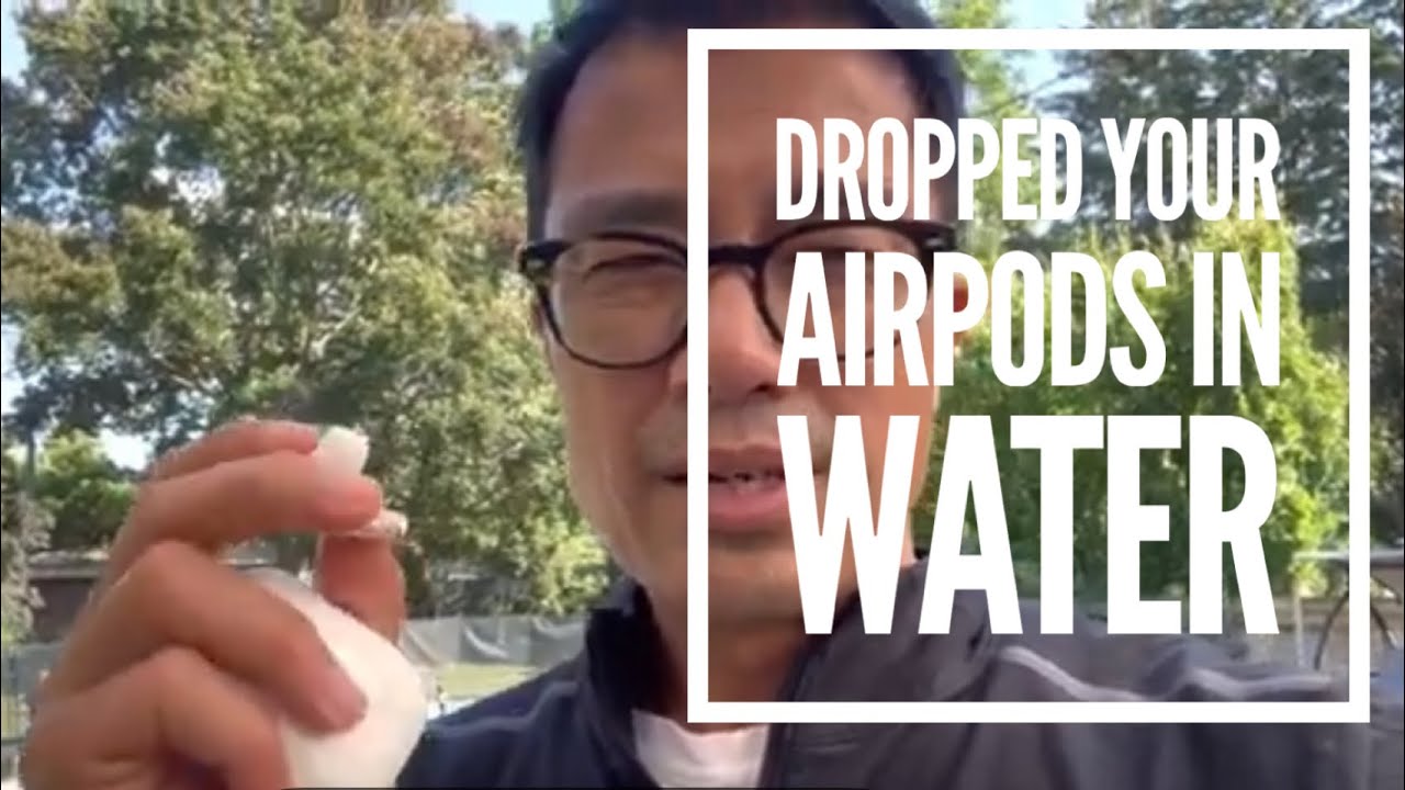 Dropped AirPod Pro in water - YouTube