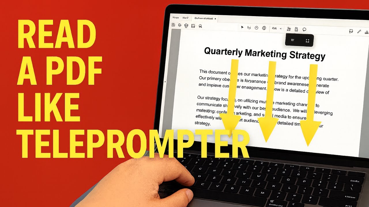 Read PDFs Hands-Free with Auto Scrolling in Adobe Acrobat (Tutorial ...