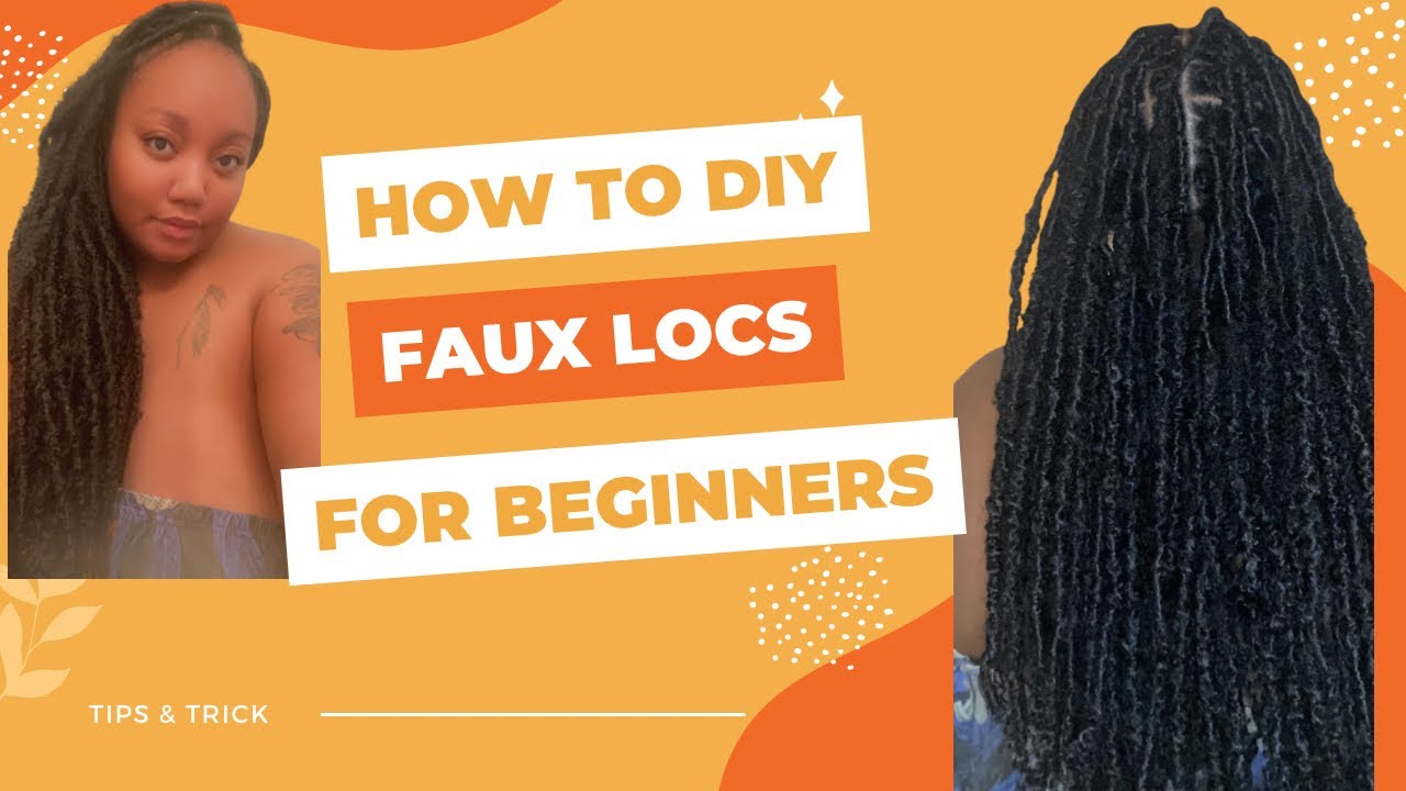QUICK AND EASY FAUX LOCS HAIR TUTORIAL// STRAIGHT TO THE POINT// SAVE ...