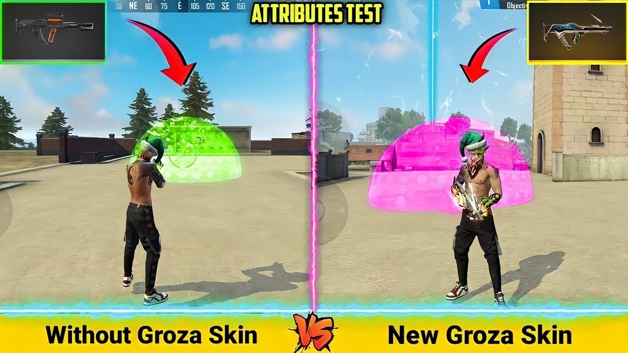 NEW GROZA GUN SKIN FULL ABILITY TEST FREE FIRE- SAMSUNG,A3,A5,A6,A7,J2 ...