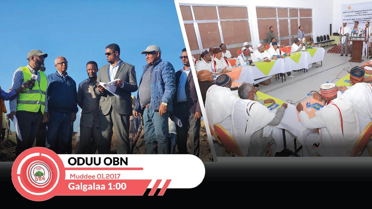 Oduu Galgala Sa'aatii 1:00 OBN Mudde 01,2017 - YouTube