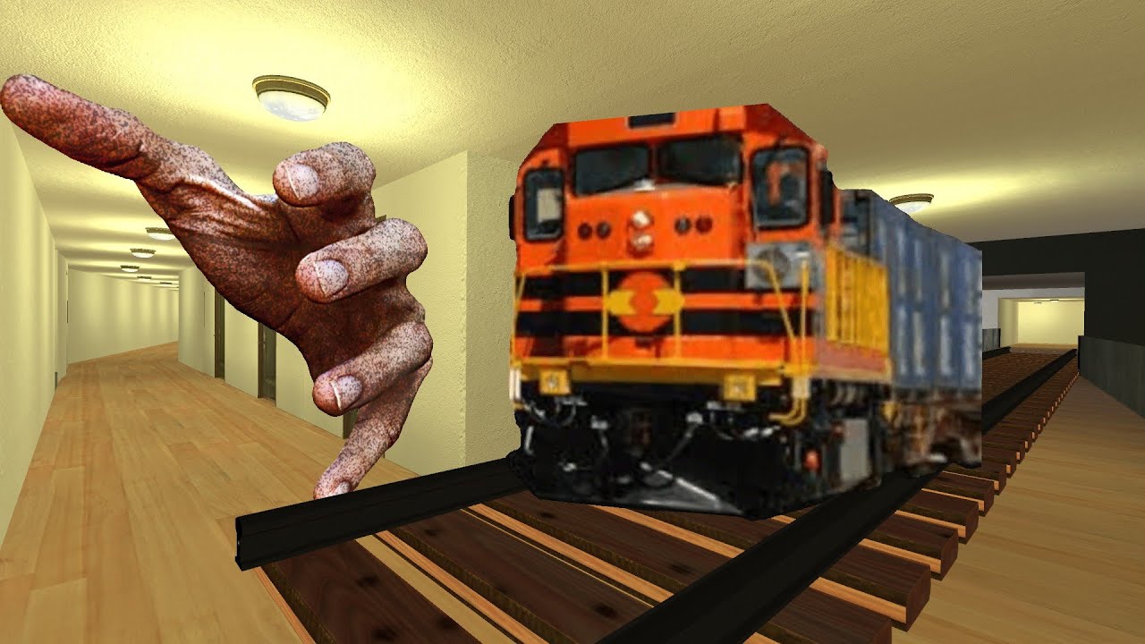 Hand Of God And Train Nextbot Gmod - YouTube