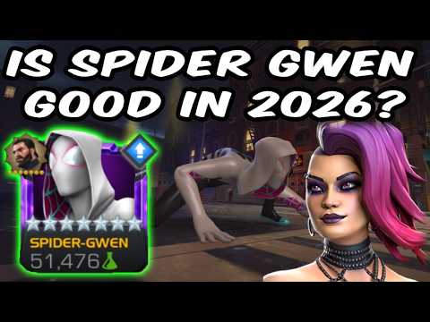 7 Star Rank 4 Spider Gwen Gameplay! Not Far Of Being Amazing! Marvel Contest Of Champions