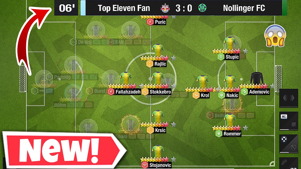 NEW! The Best Team in Top Eleven 2025 | All 11 Players 200% 😱 - YouTube