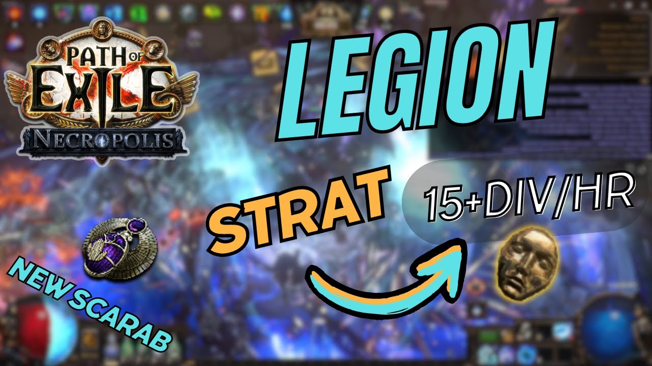 Legion z Nowym Scarabem! (15+div/hr) - Mój Atlas - PoE 3.24 - YouTube