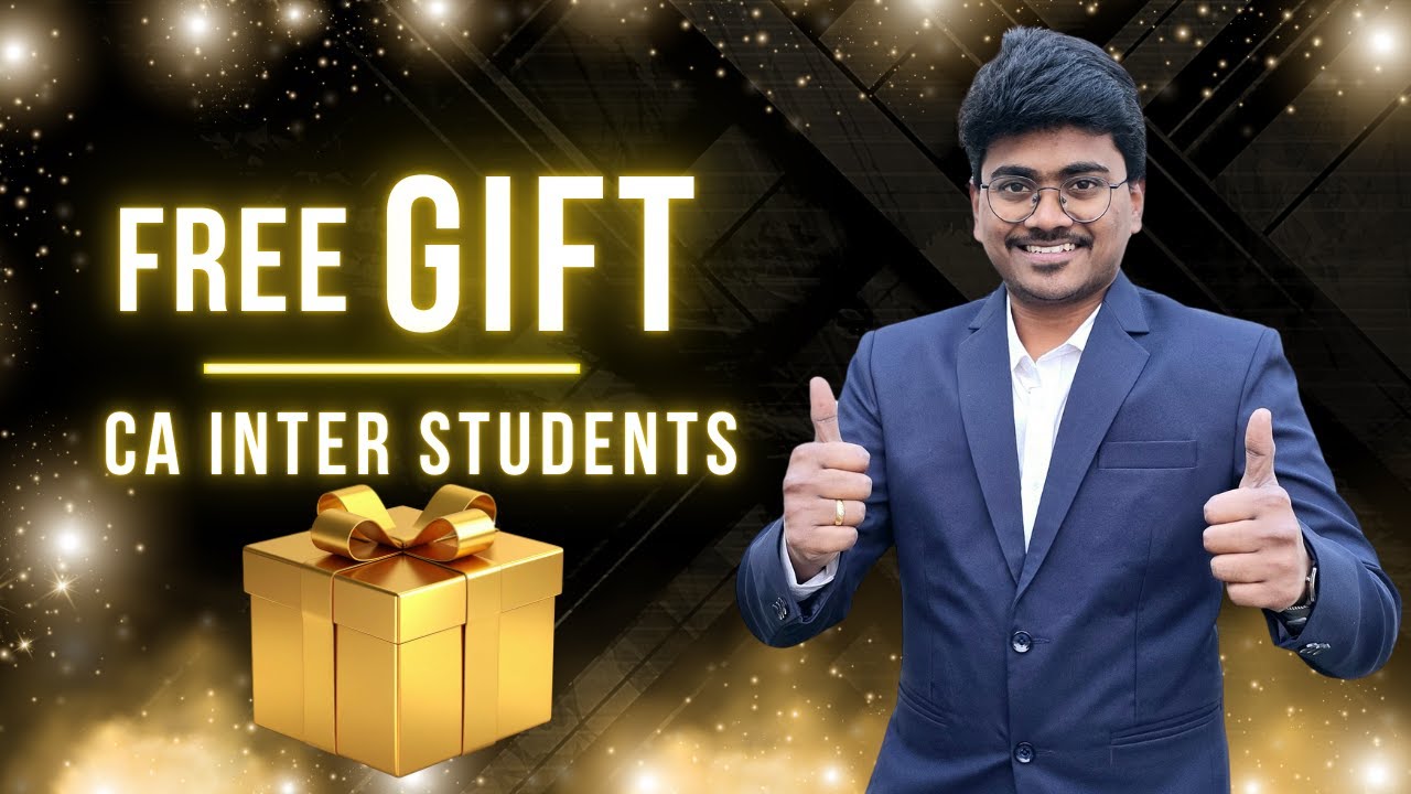 🎁Free Gift to CA Inter Students🎁 - YouTube