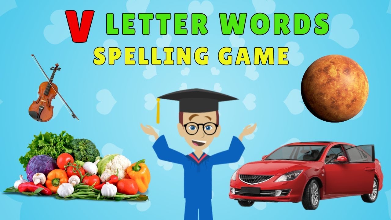 V is for...🚚 ️? Can You Guess the Spellings? Fun Spelling Game for Kids ...
