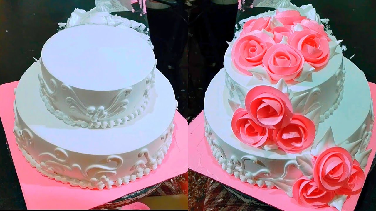3kg Beautiful and Delicious Two Step Amazing Flowers Cake |Anniversary ...