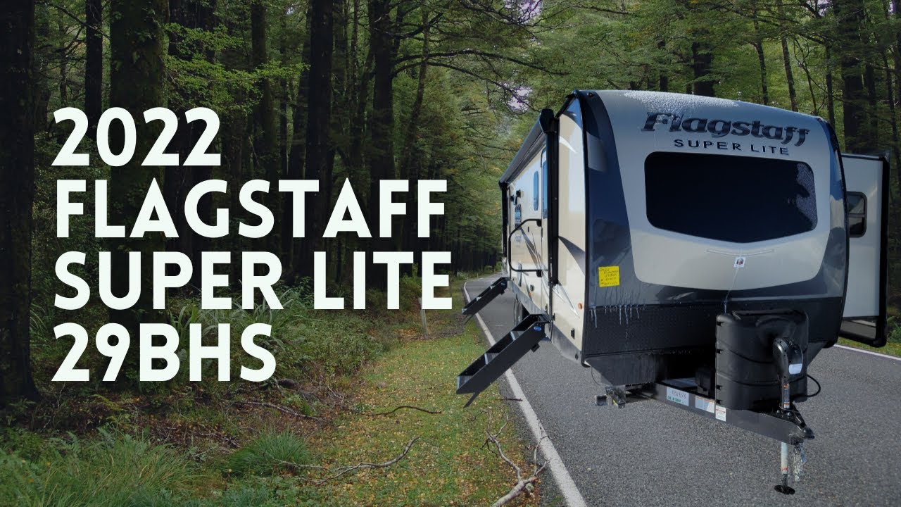 2022 Flagstaff Super Lite 29BHS FAMILY TRAVEL TRAILER - YouTube