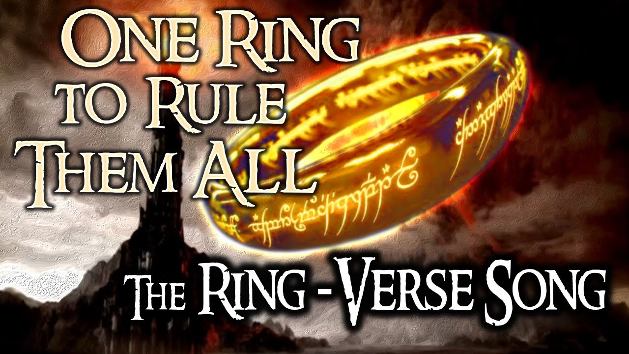 One Ring To Rule Them All (The Ring Verse Song) - Epic Irish Rock Style ...