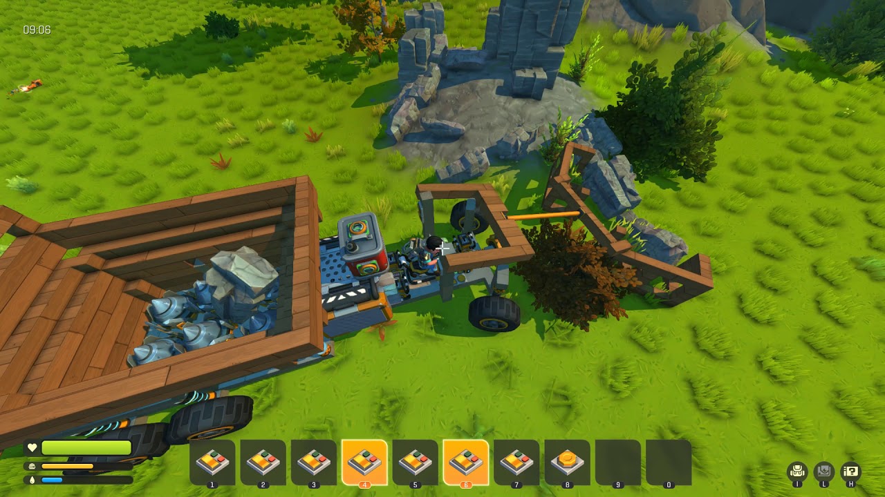 Scrap Mechanic Survival Rock hopper drill truck - YouTube