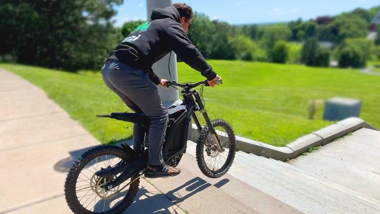 Destroyed His NEW Sur Ron X E-Bike on First Ride... - YouTube