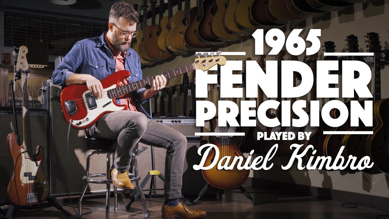 1965 Fender Precision Bass played by Daniel Kimbro - YouTube