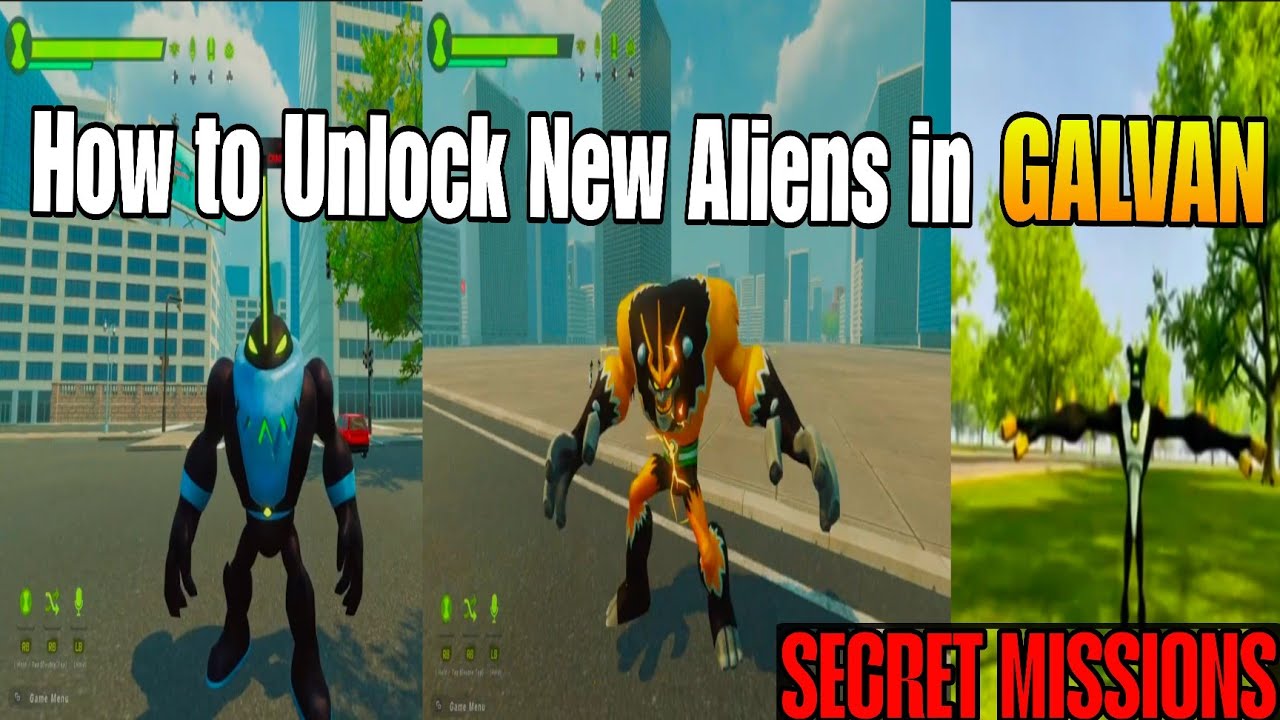 How to Unlock New Aliens in Galvan Game FEEDBACK ,Eetor ,Shockquack ...